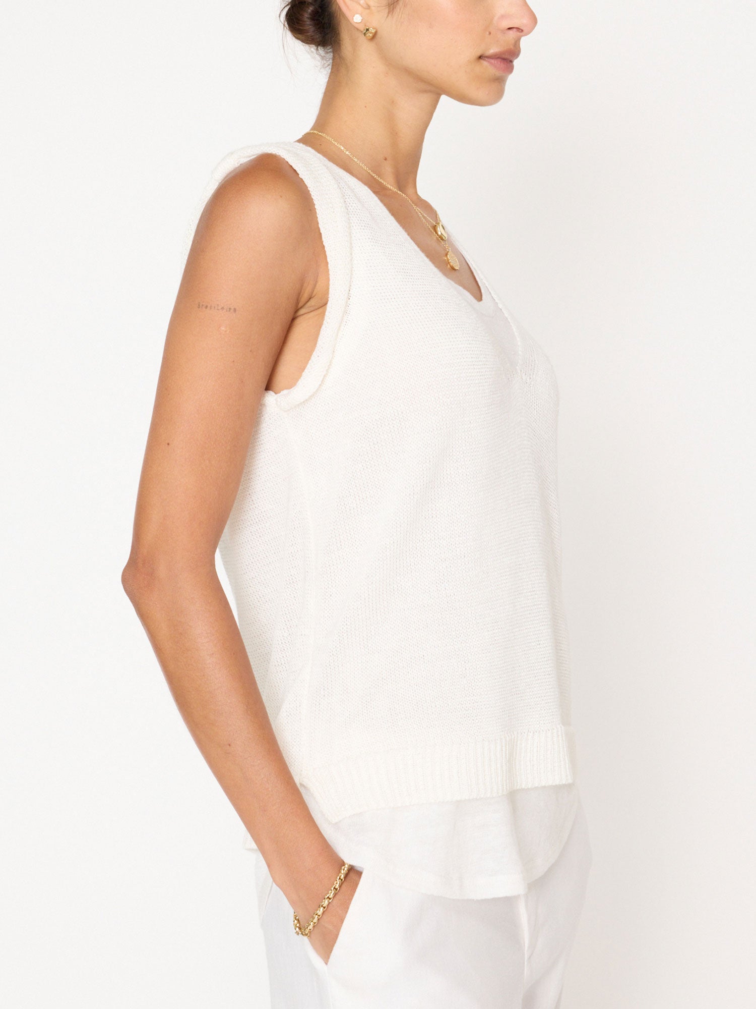 Women's Morrow Layered Looker in Pearl White | Brochu Walker