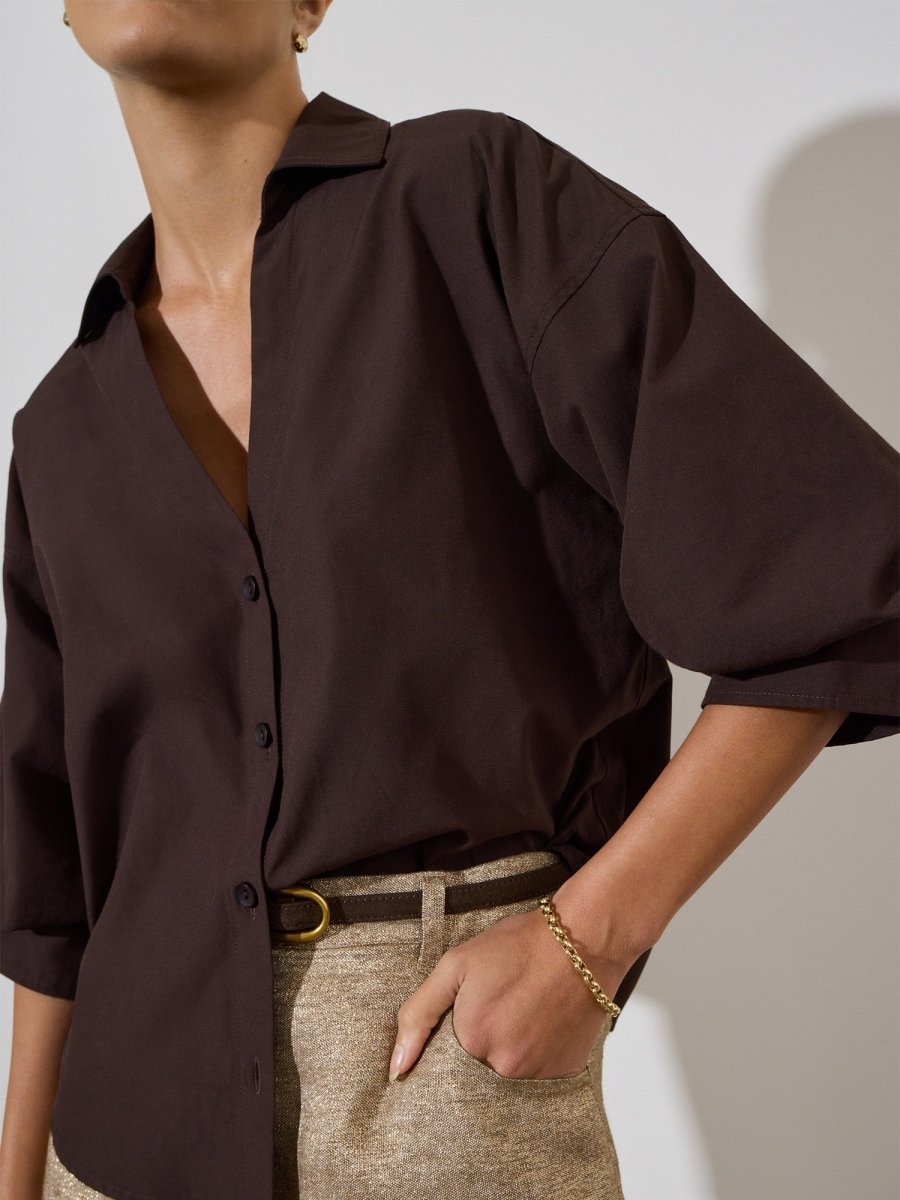 Women's Kate Shirt in Java | Brochu Walker