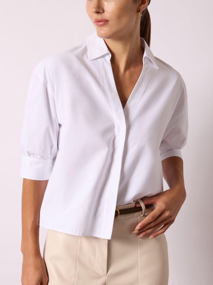 Women's Rhett Shirt in Salt White | Brochu Walker