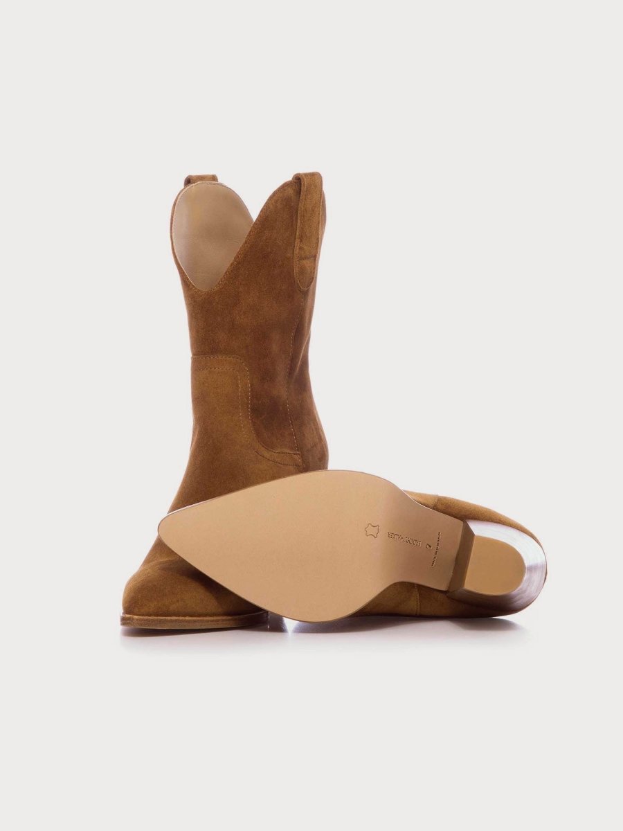 Women's Dallas Suede Boot, Brown