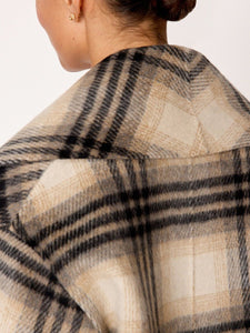 Women's Finley Plaid Coat in Heritage Plaid | Brochu Walker
