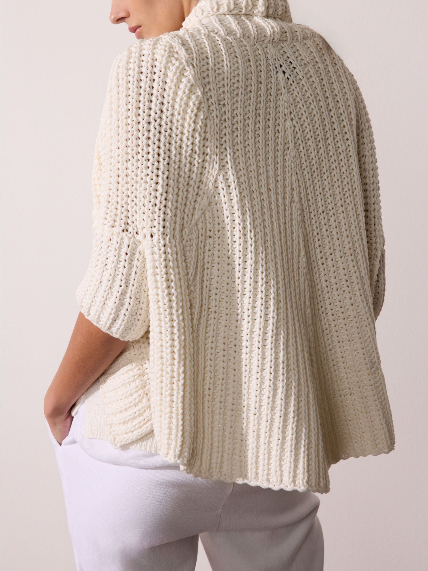 Fida Shrug in Salt White - Women's Shrug - Brochu Walker
