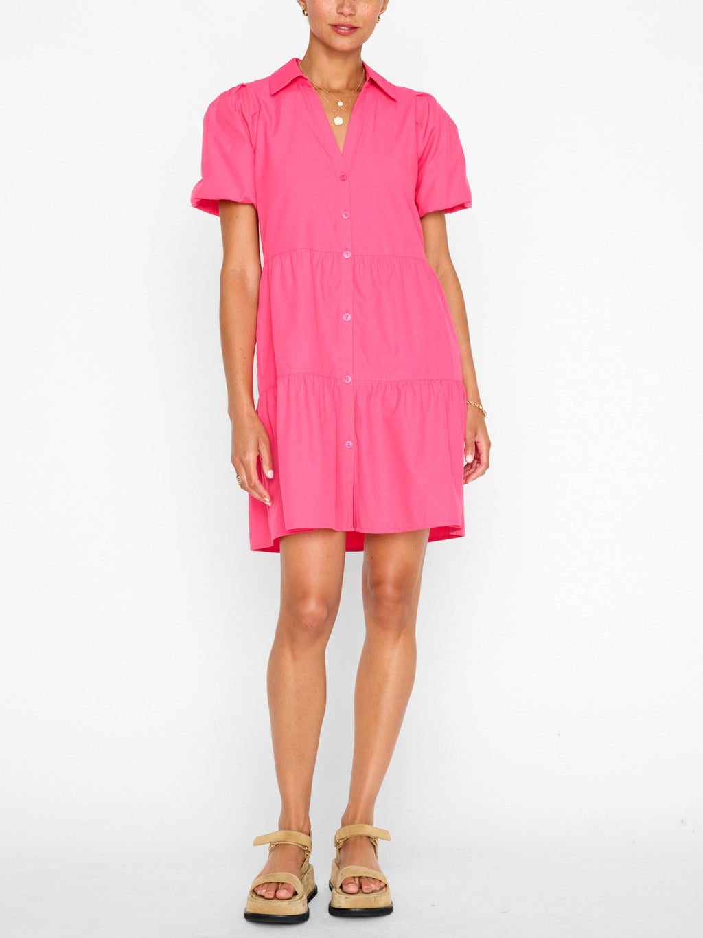 Women's Havana Mini Dress in Hot Pink
