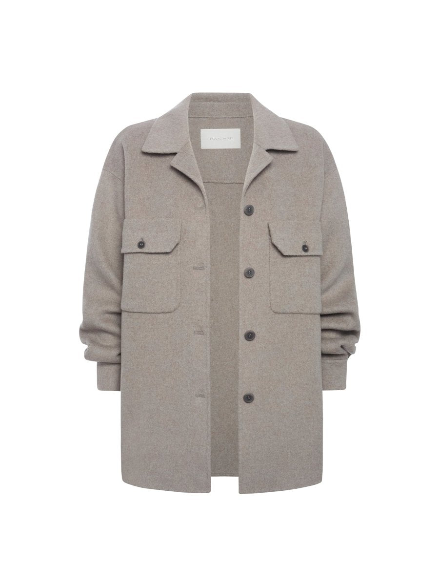 Women's Ezra Shirt Jacket in Briam Mélange | Brochu Walker