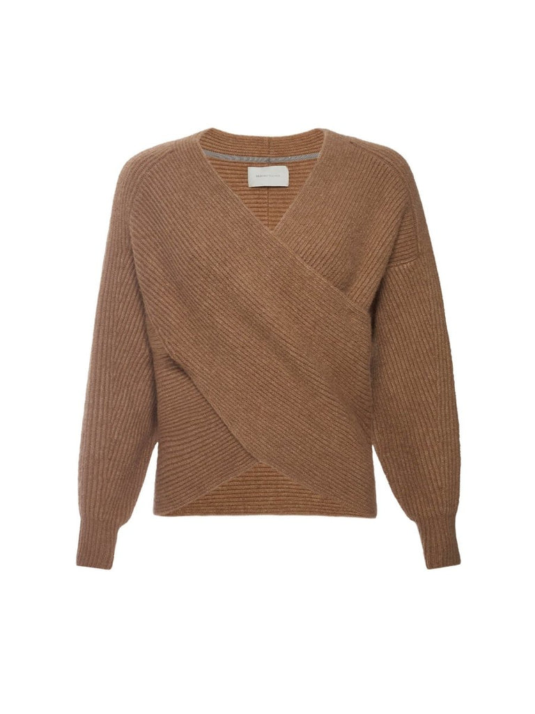 The Hughes Wrap Front Sweater – Brochu Walker