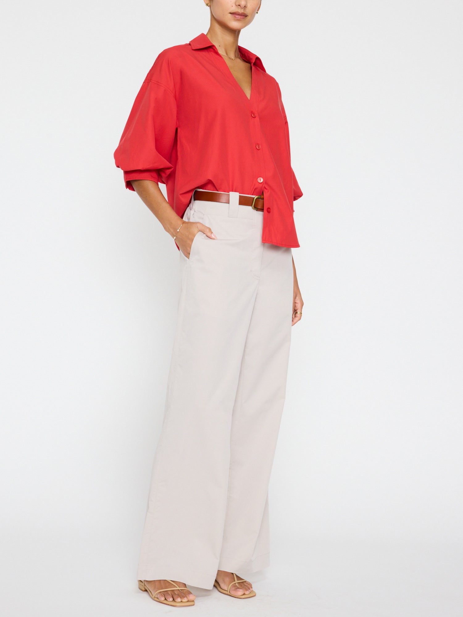 Women's Kate Shirt in Poppy | Brochu Walker