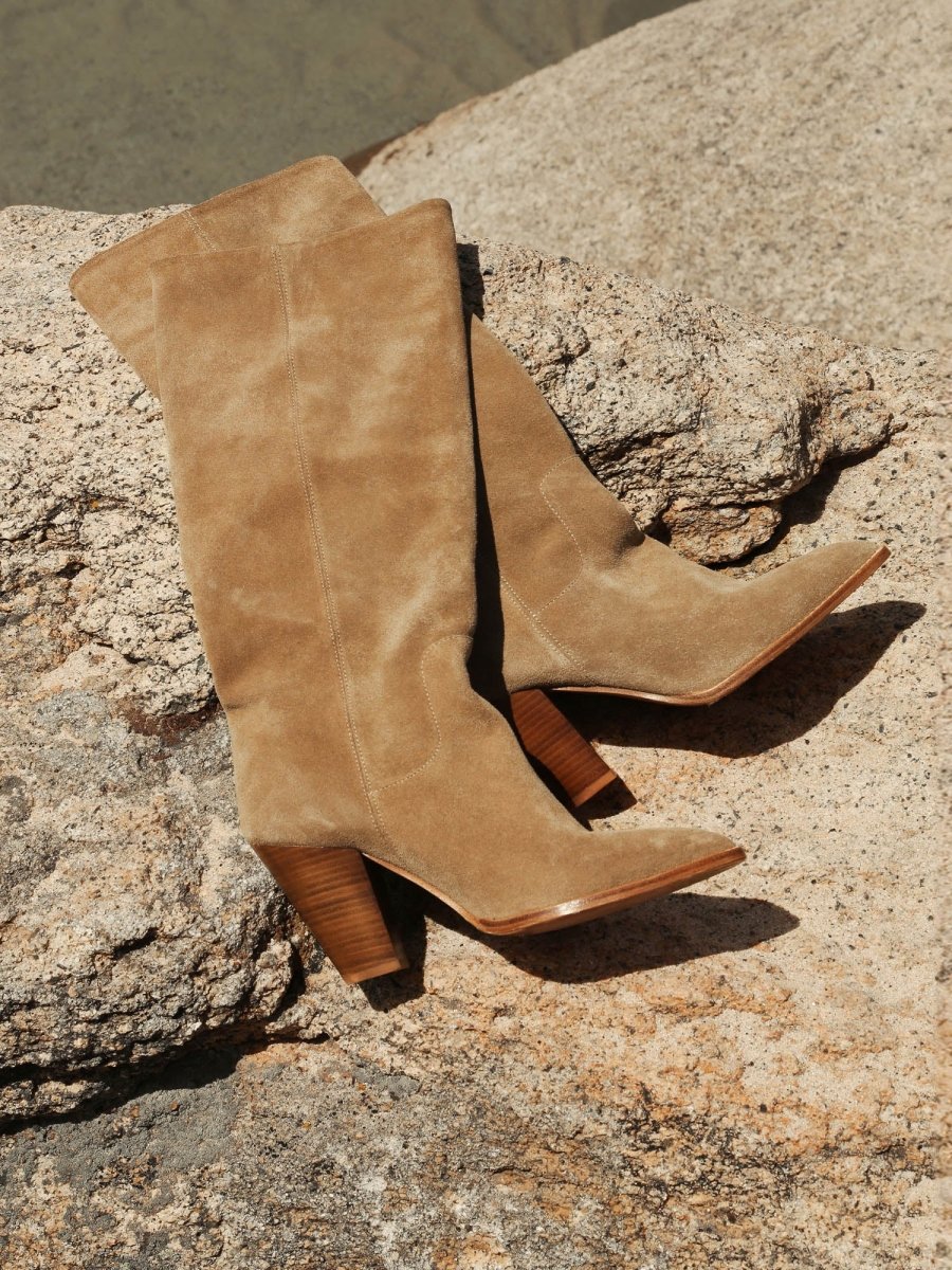 Women's Marfa Suede Tall Boot in Antler | Brochu Walker