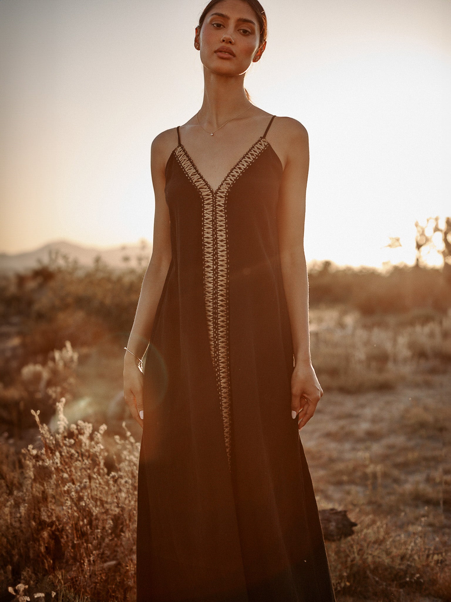 Women's Ciana Dress in Black Onyx | Brochu Walker