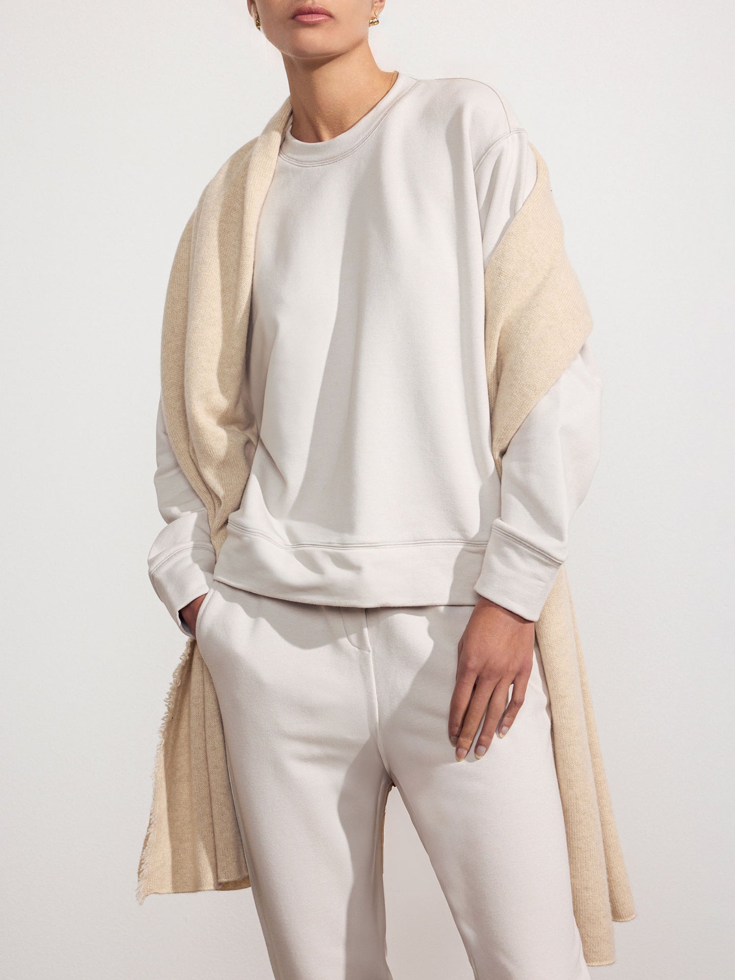 Women's Mallo Sweatshirt in Oyster