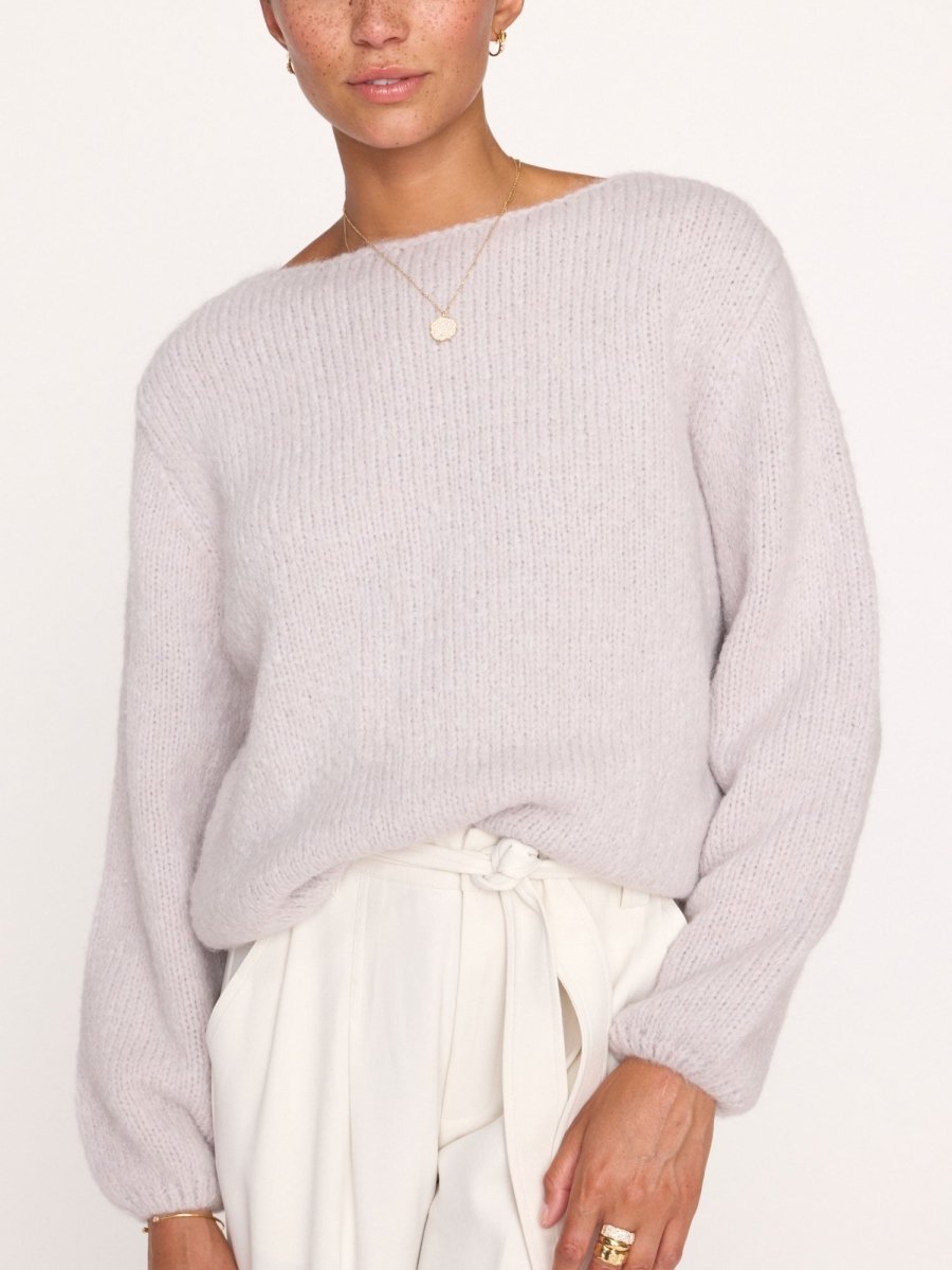 Women's Nami Blouson Sweater in Eros Mauve