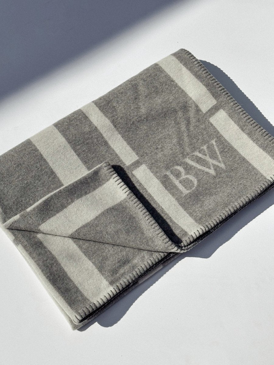 Wool BW Blanket, Grey