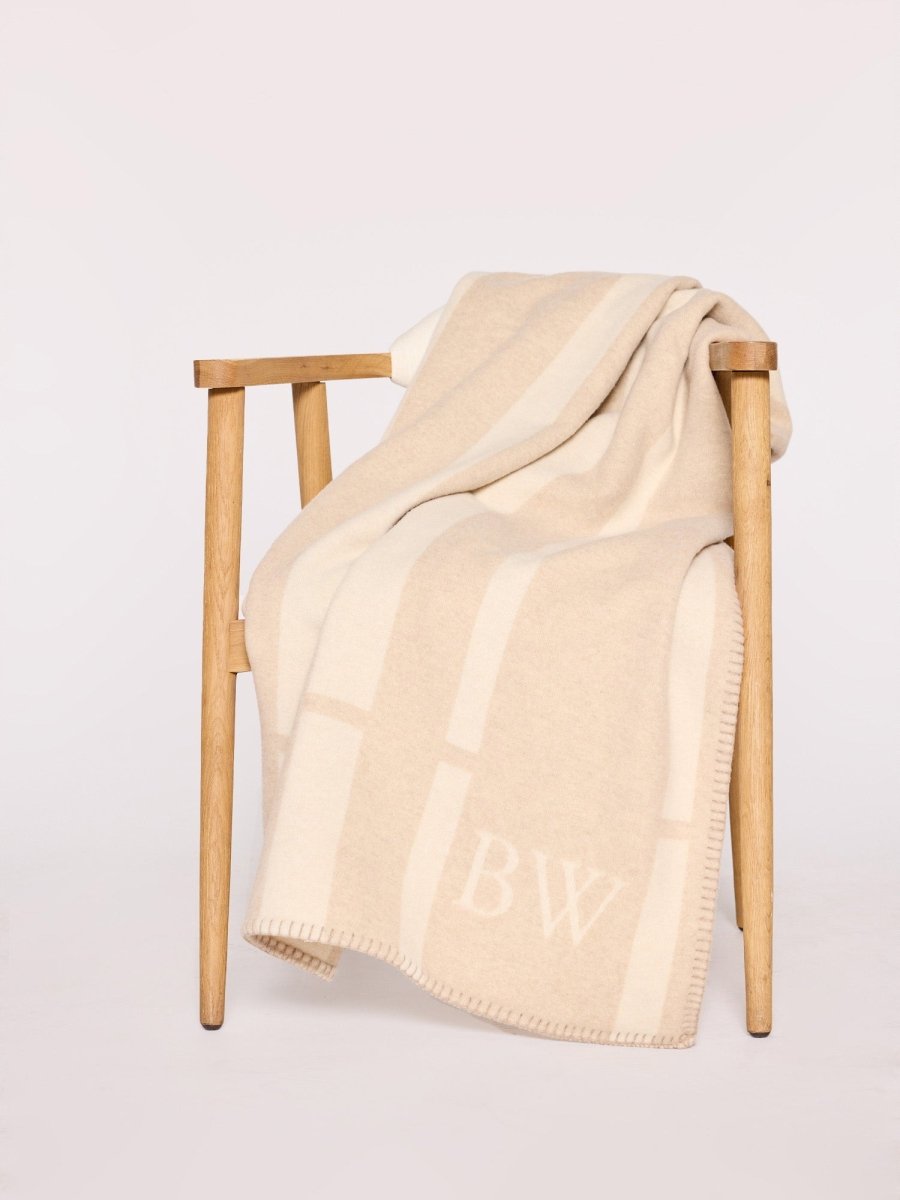 Wool BW Blanket, Beige
