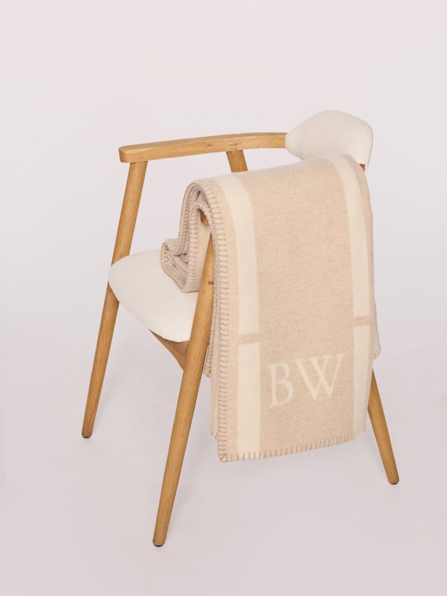 Wool BW Blanket, Beige