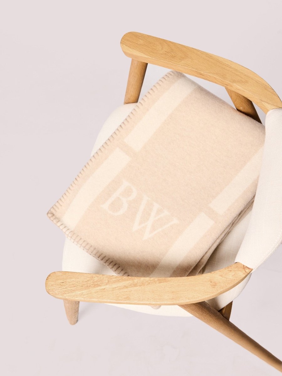 Wool BW Blanket, Beige