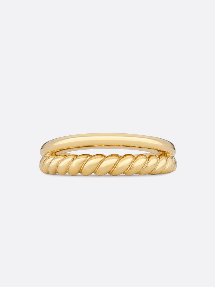 Women's Fine Jewelry Icons Yellow Gold Duet Ring