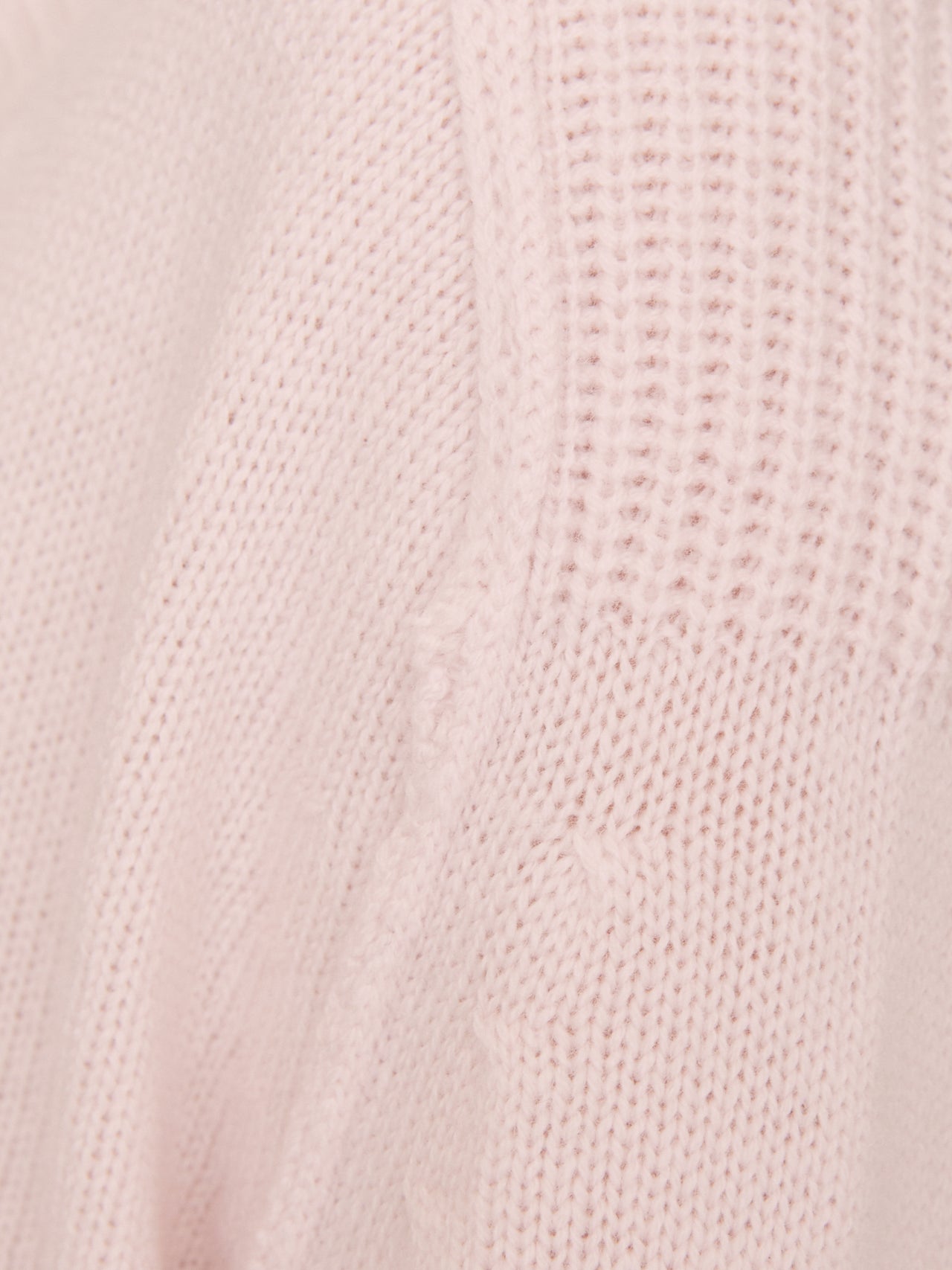Women's V-Neck Layered Pullover Sweater in Light Pink – Brochu Walker